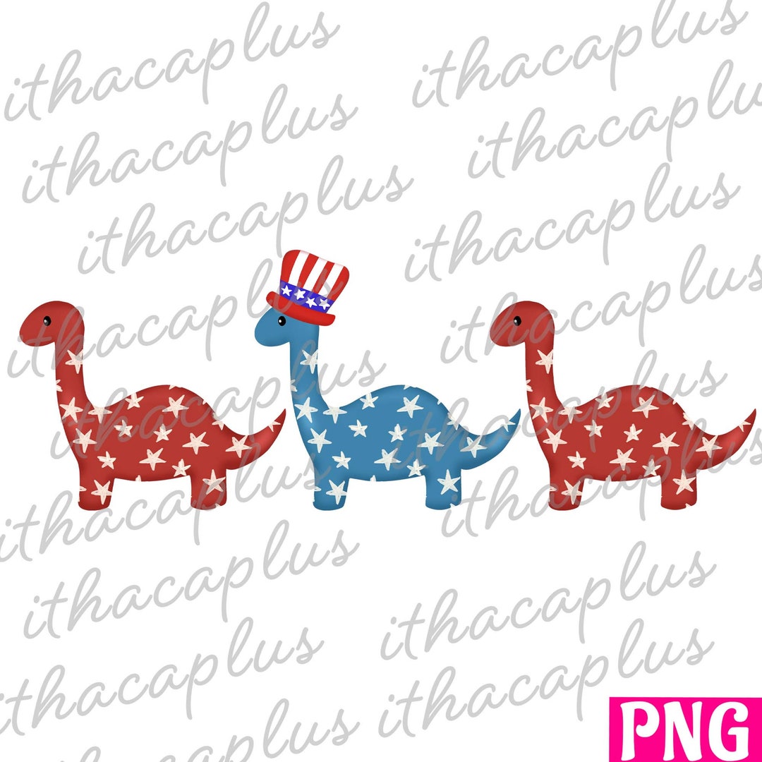 4th of July Dino Png Subliamtion, Uncle Sam Dino PNG for Kids Printable ...