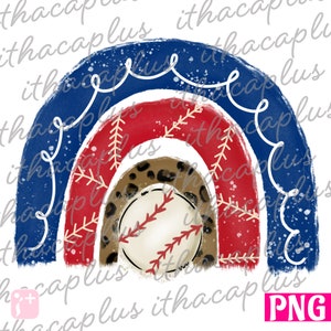 Rainbow Baseball Png, Baseball Sublimation Design, Baseball Clipart ...