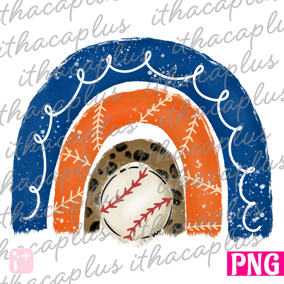 Rainbow Baseball Png Colorful Baseball Sublimation Baseball - Etsy