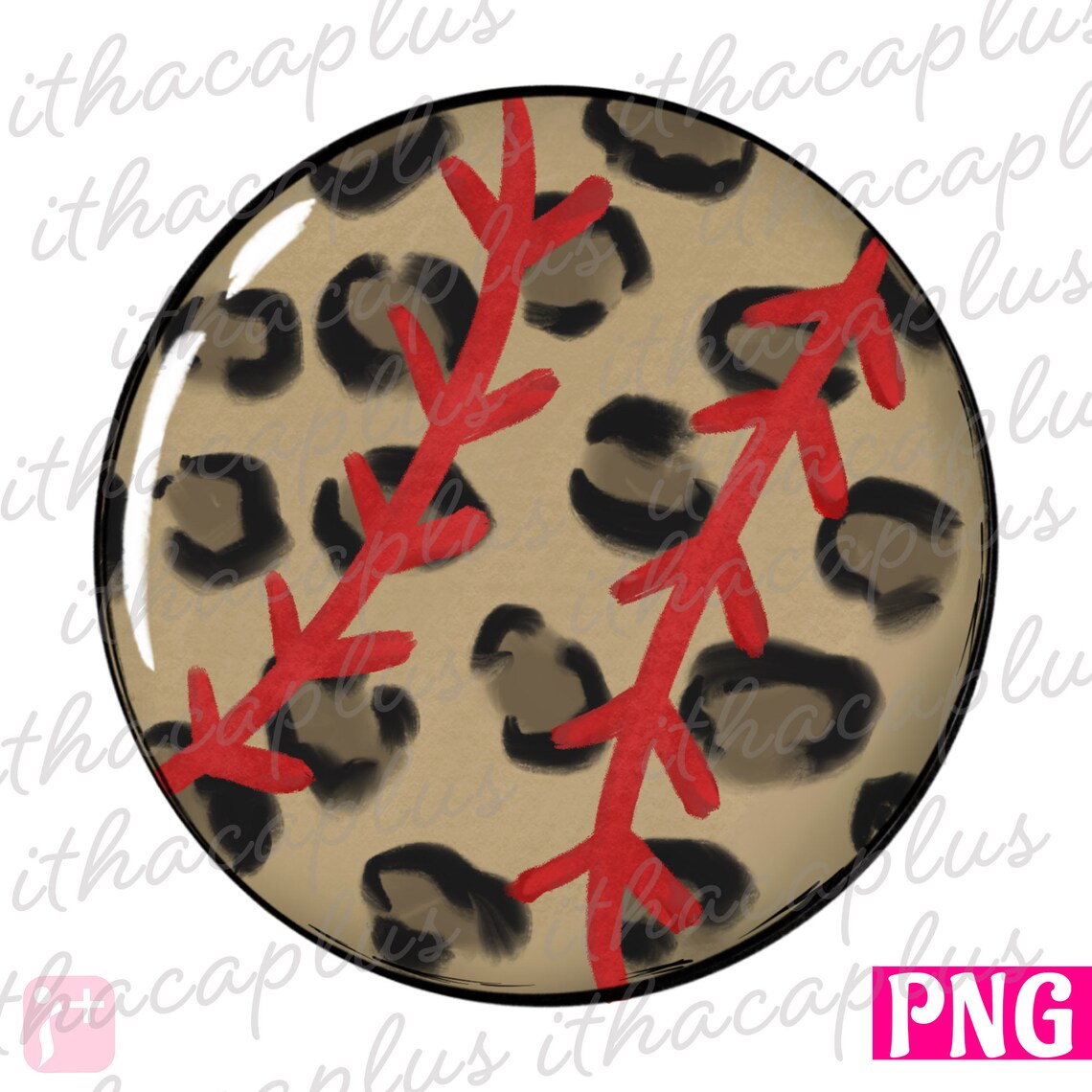 Leopard Baseball png leopard Baseball Sublimation Design | Etsy