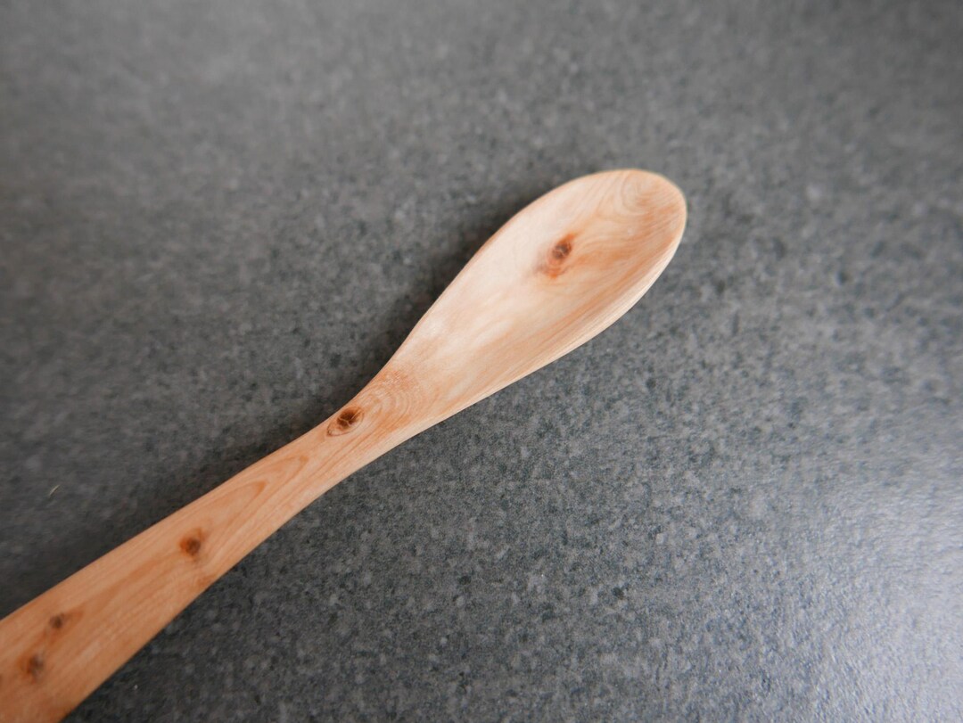 Juniper Wood Hand Carved Spoon 5.5 Inch (14 Cm) - Etsy