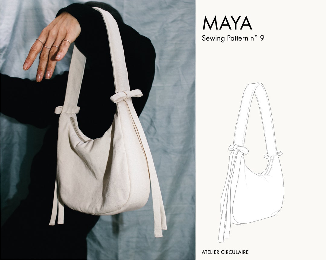 Bow Bag Sewing Pattern: Maya & Maya Grande DIY (PDF) - Etsy