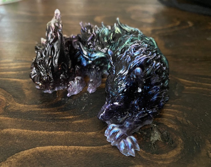 Wolf Dice Guardian / Dnd / Sleeping Dice Guardian/ Sleeping Wolf ...