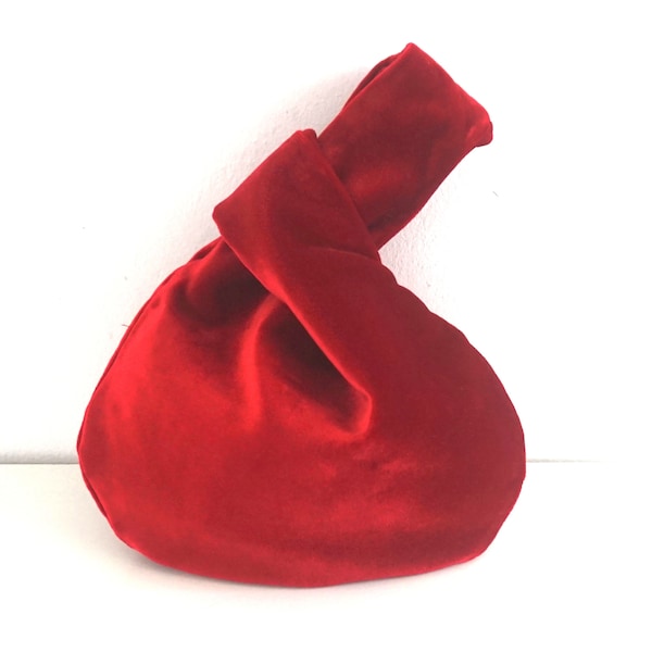 Red Velvet Bag - Etsy