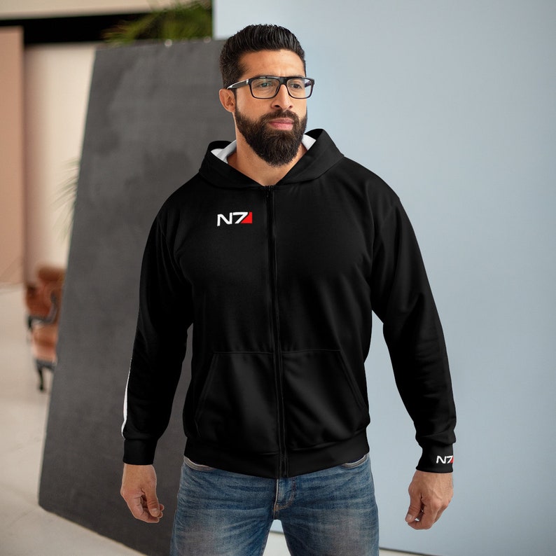 N7 Hoodie Unisex Pullover Or Zip Hoodie Mass Effect Etsy