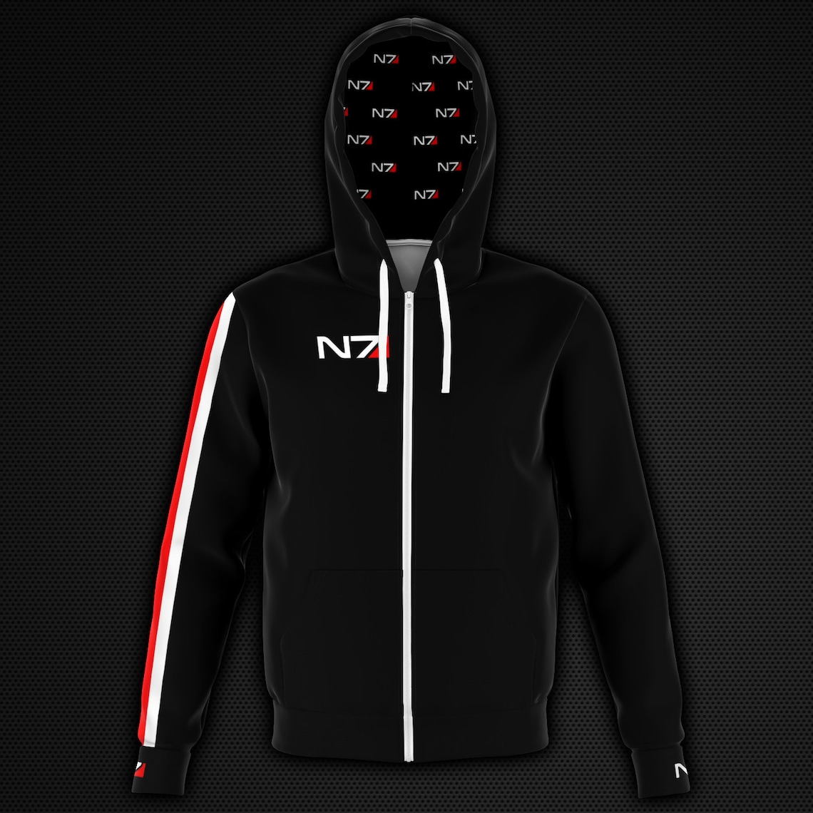 N7 Hoodie Unisex Pullover Or Zip Hoodie Mass Effect Etsy