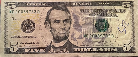 2013 Birthday One Dollar Note From June 3rd 1941 - Etsy