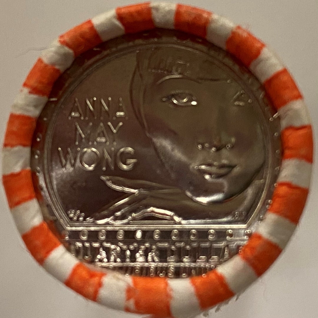 Roll of 2022 P Anna May Wong Quarters - Etsy