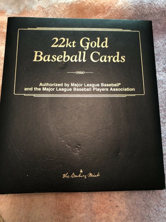 1996 22kt Gold Baseball Card Complete Set | Etsy