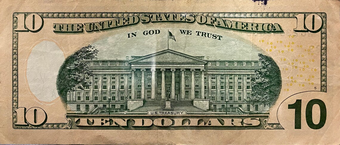 2013 Birthday 10 Dollar Bill From May 4 1969 Etsy 2013-birthday-10-dollar-bill-from-may-4-1969-etsy
