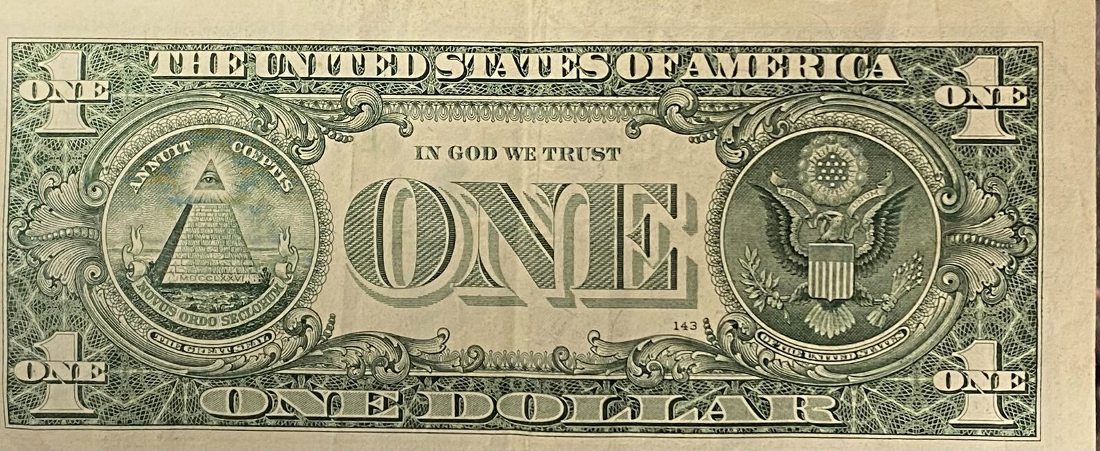 2013 Trinary One Dollar Bill - Etsy