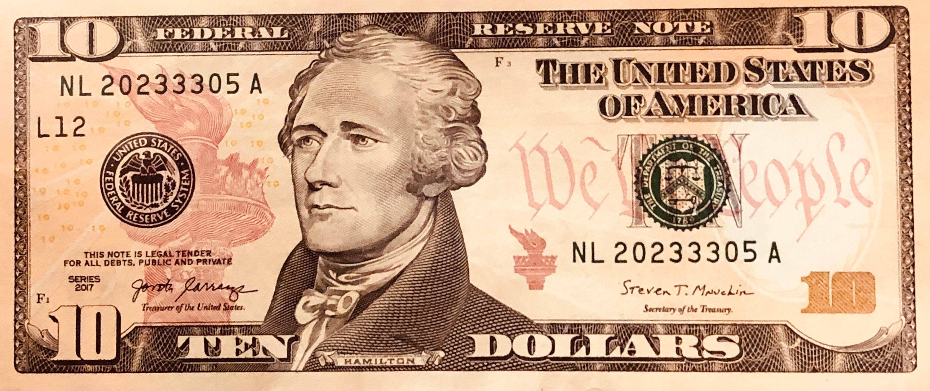 2017 True Ladder 10 Dollar Bill - Etsy