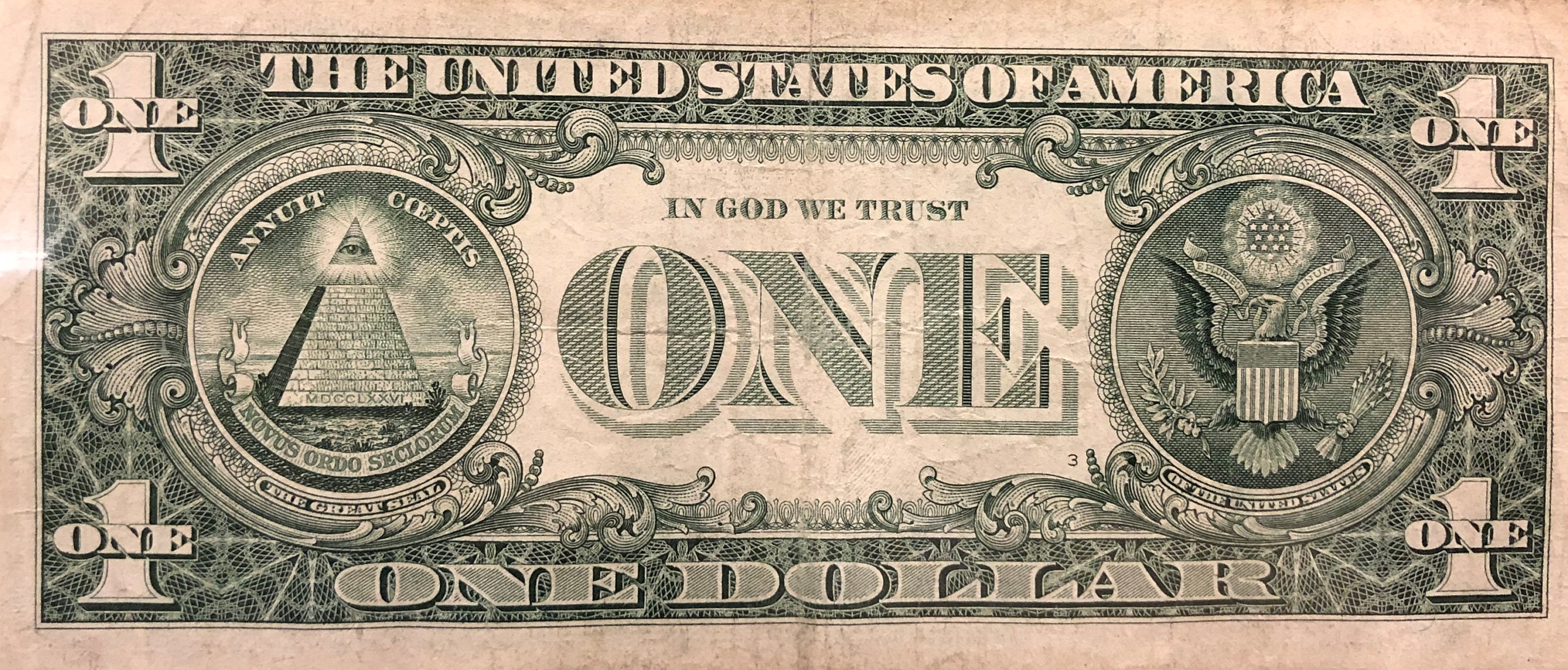 2013 Trinary 1 Dollar Bill - Etsy