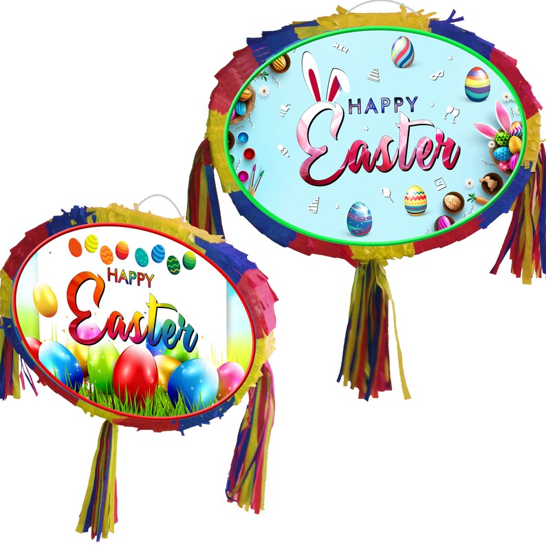Easter Pinata, Stick and Blindfold, Birthday Party Game - Etsy