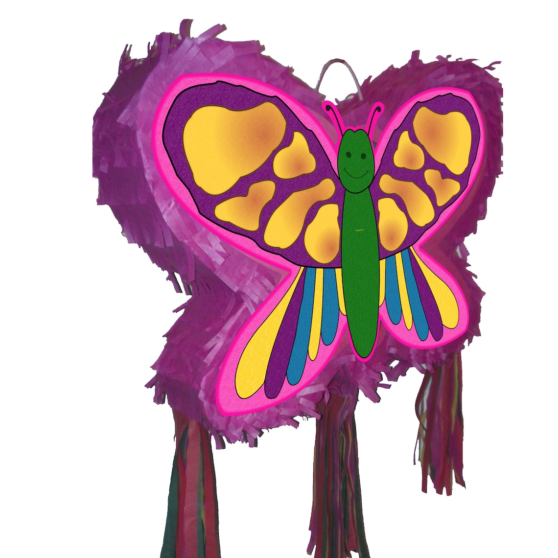 Large Butterfly Piñata With Stick Party Theme Pinata Supplies Happy ...