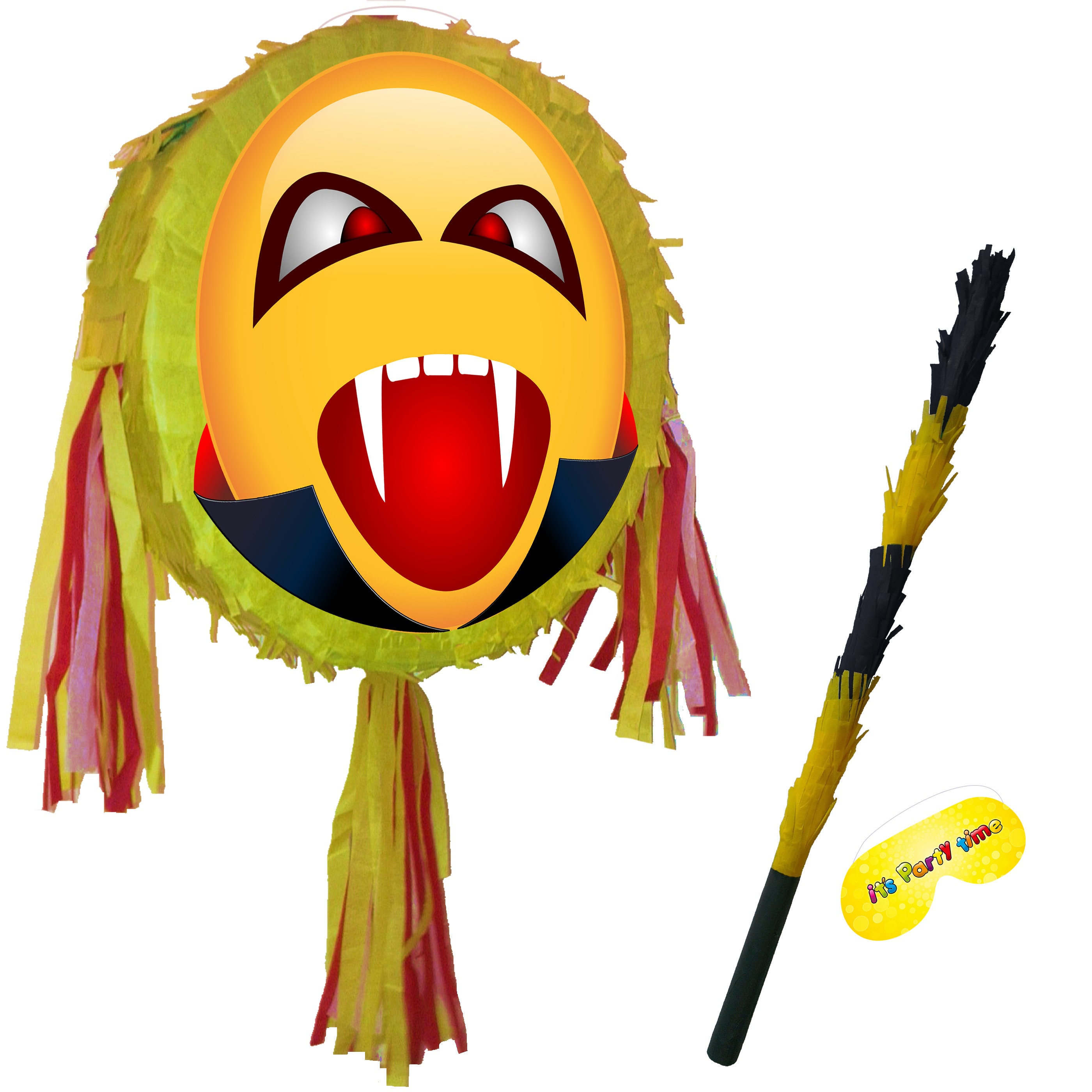 Vampire Emoji Piñata Set Theme Party Pinata Supplies Happy Birthday ...