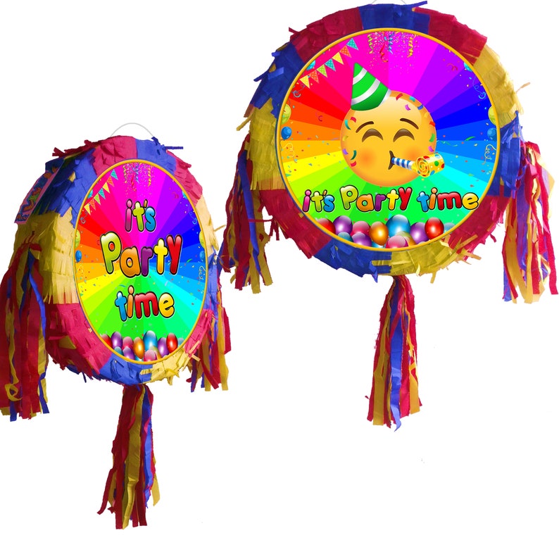 Emoji Party Pinata With Stick & Blindfold - Etsy