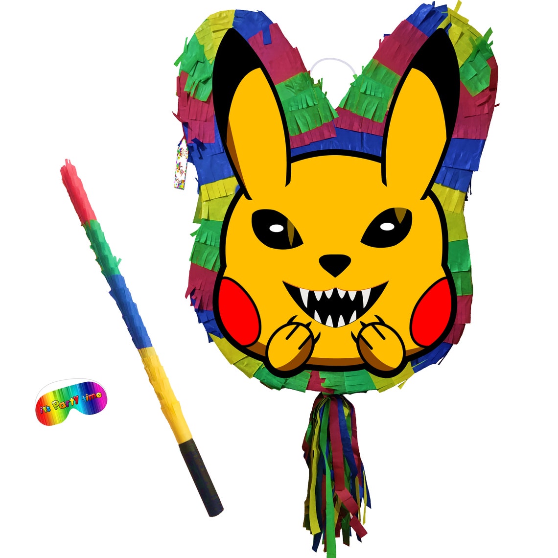 Scary Piñata With Stick Party Pinata Supplies Birthday Creepy - Etsy