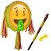 Money Emoji Pinata With Stick & Blindfold, Birthday Party Game - Etsy