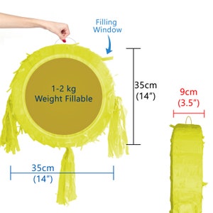 Emoji Pinata Round Theme Piñata Party Supplies Happy Birthday Smash ...