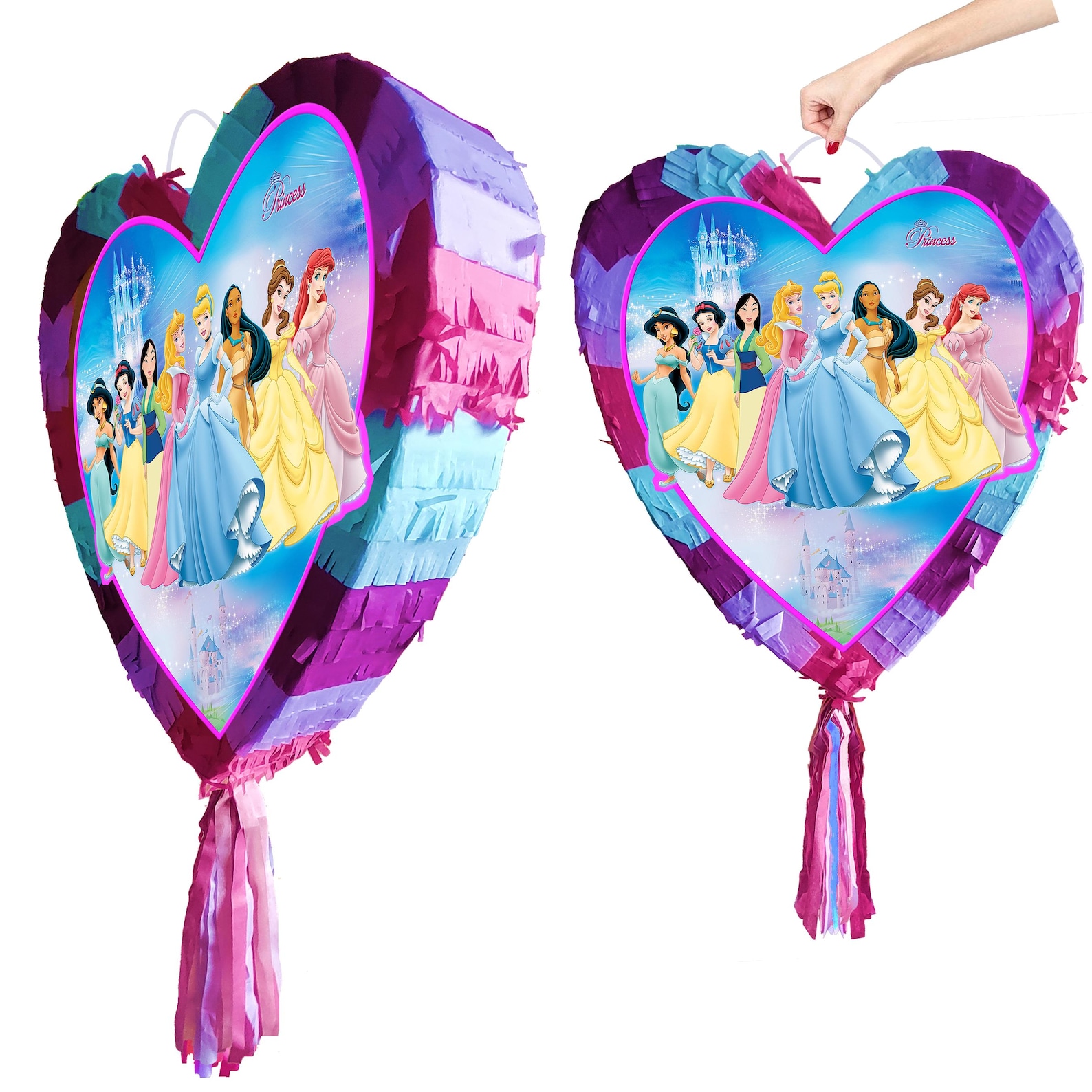 Princess Birthday Heart Pinata Girls Party Love Theme Supplies Happy ...