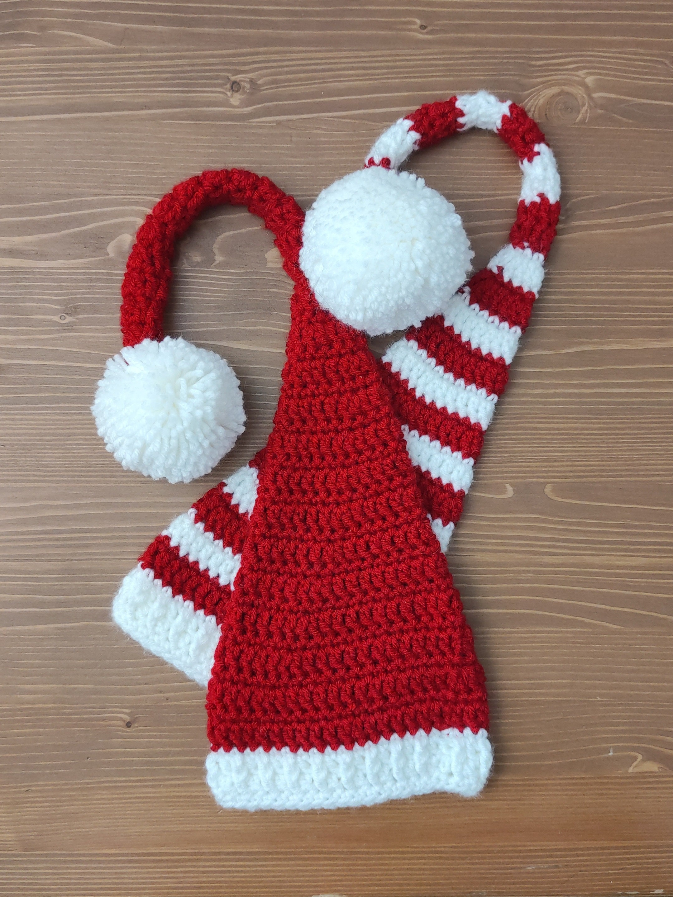 Elf Hat Pdf Pattern. Christmas Hat. Santa Claus Baby. Crochet Photo ...
