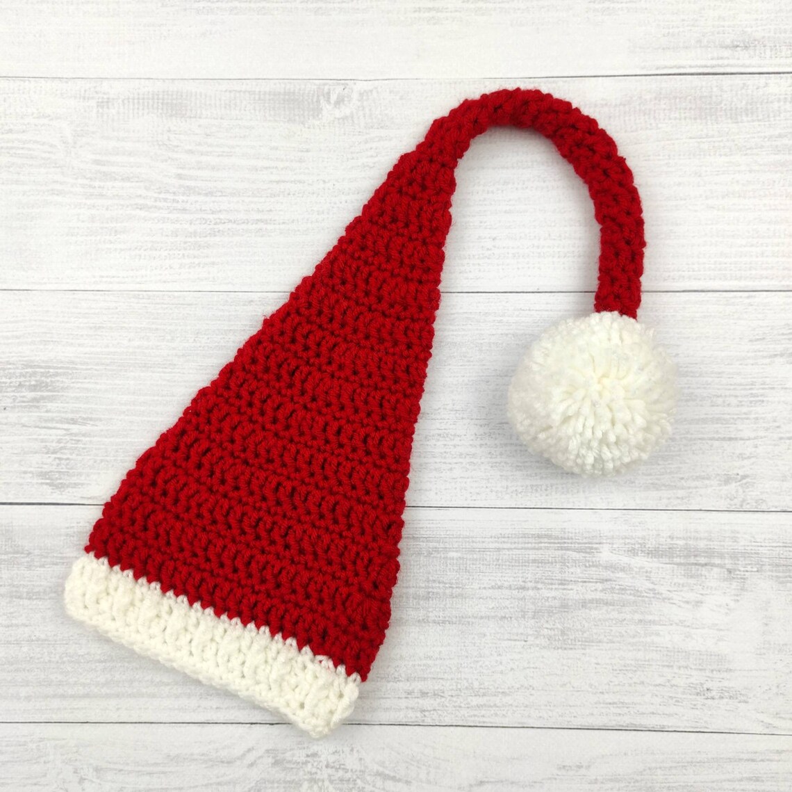 Elf Hat Pdf Pattern. Christmas Hat. Santa Claus Baby. Crochet Photo ...