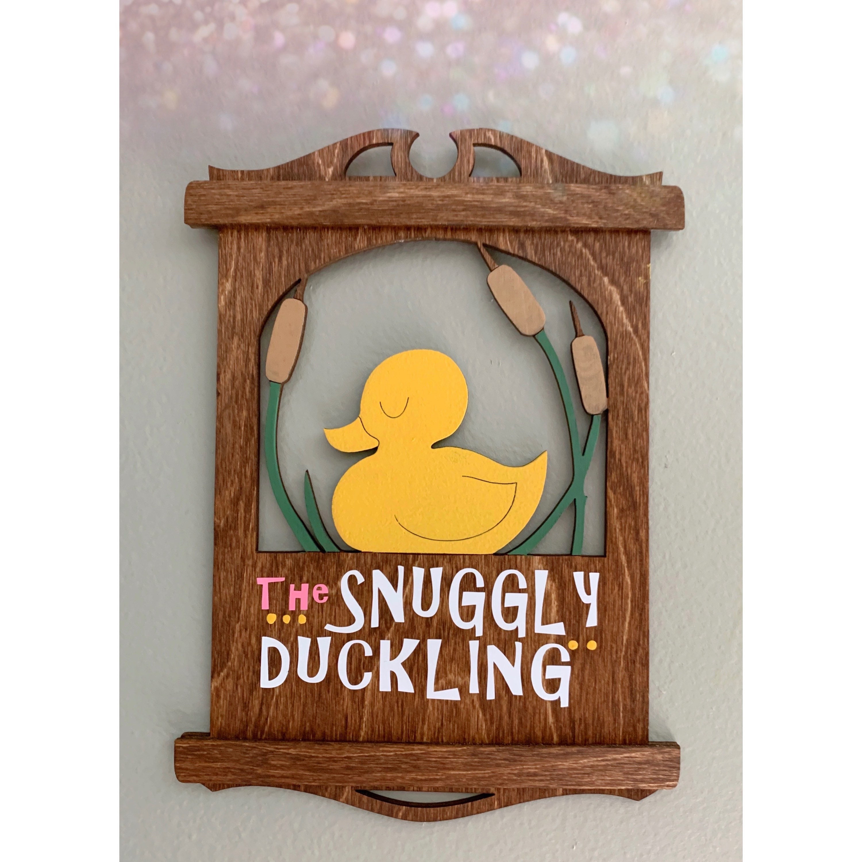 The Snuggly Duckling Printable Sign