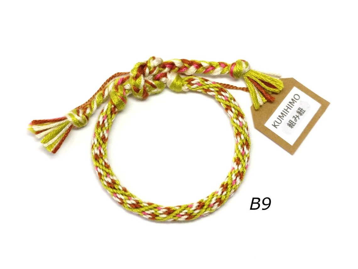 Kumihimo Woven Bracelet Handcrafted Japanese Woven - Etsy