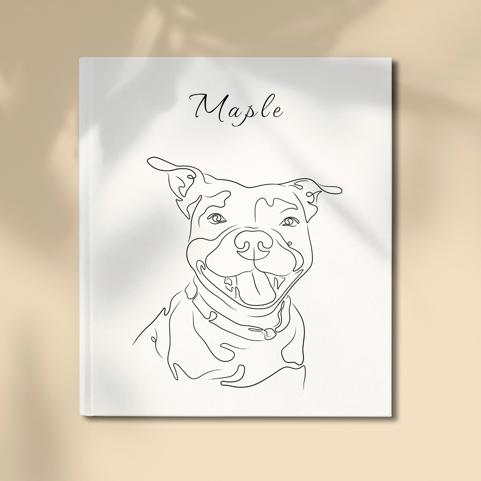 Line Art Commission Outline Pet Portrait Custom Dog Drawing - Etsy