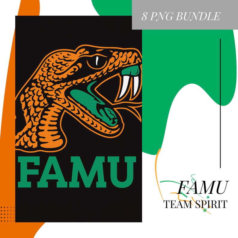 FAMU Rattlers Png Bundle | HBCU Digital Download | Florida AM Team ...