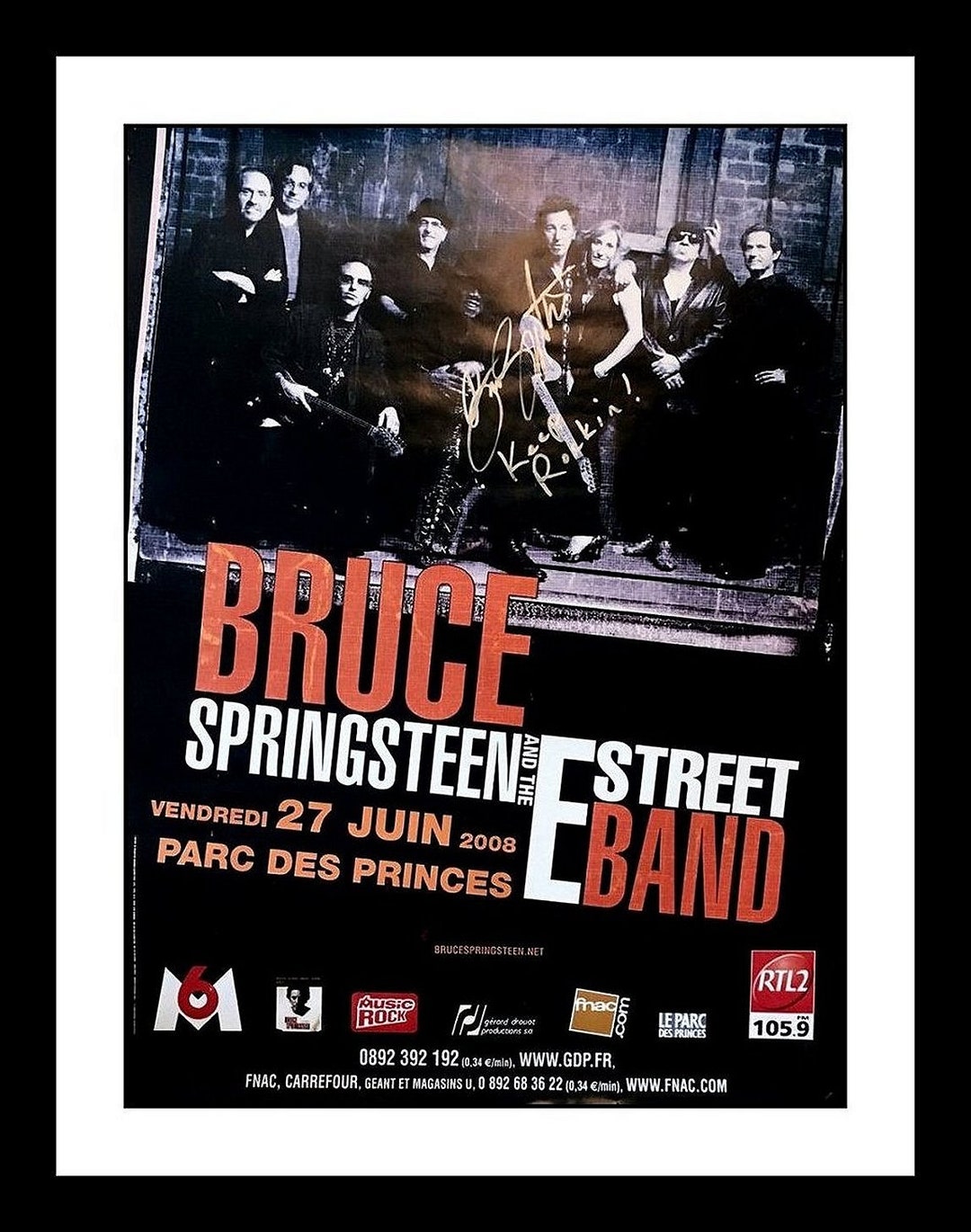 Ultra Rare - Bruce Springsteen - Rock Legend - Authentic Hand Signed ...