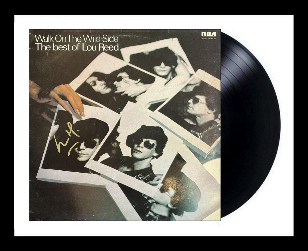 Ultra Rare - Lou Reed - Music Legend - Authentic Hand Signed Autograph ...