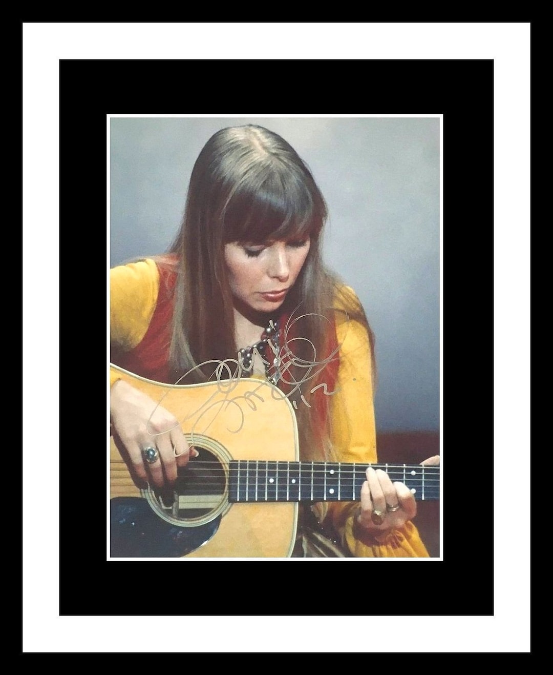 Ultra Cool Joni Mitchell Music Legend Authentic Hand Signed Autograph ...