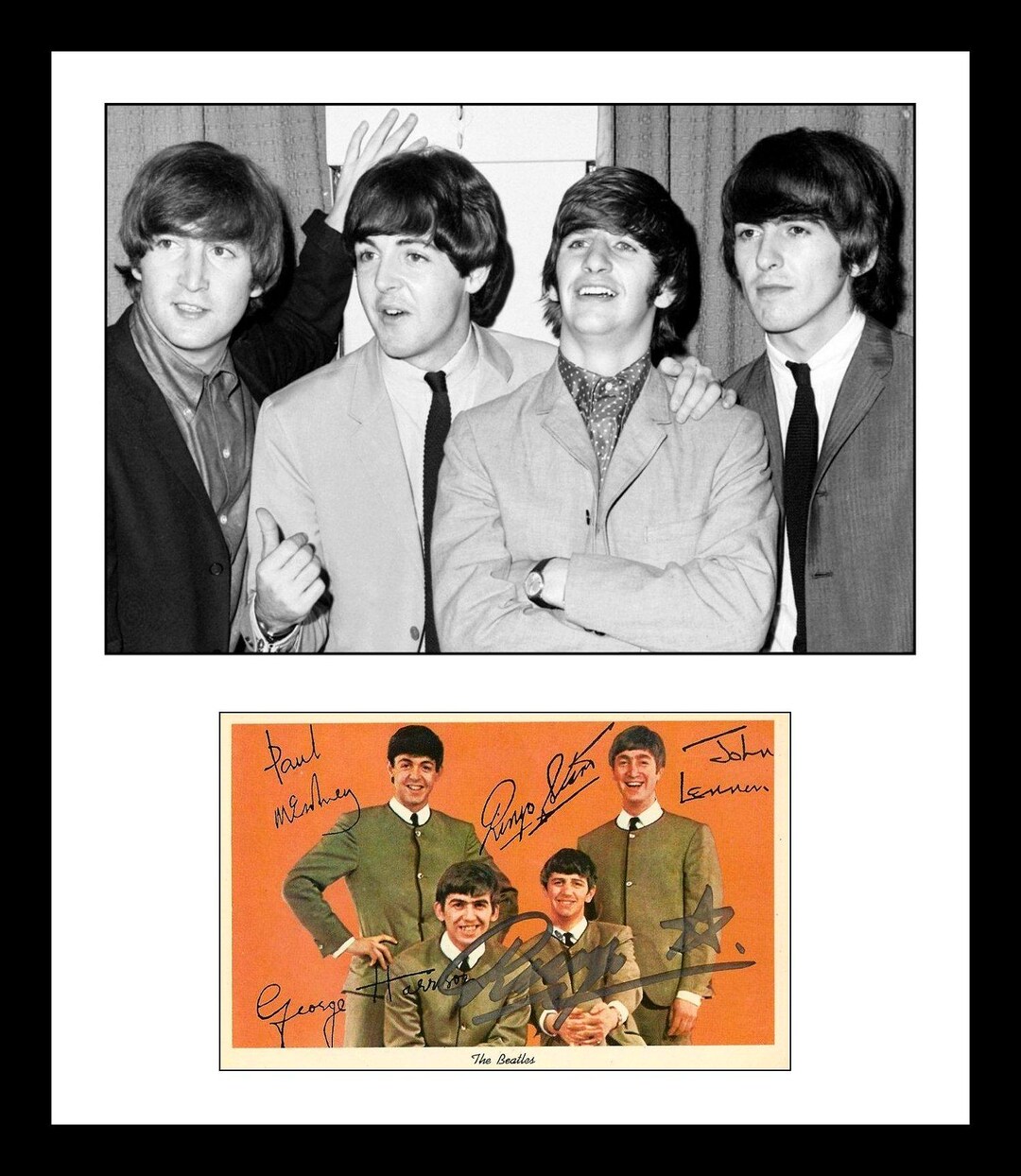 Ultra Rare - Ringo Starr - the Beatles - Original Hand Signed Autograph ...