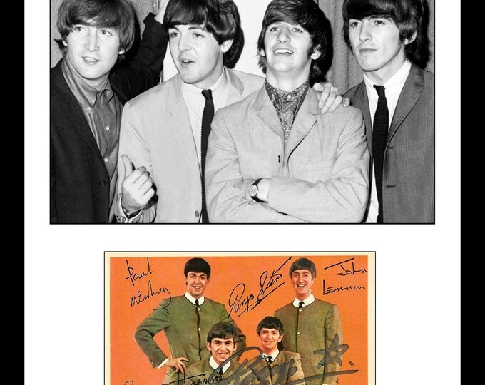 Ultra Rare - Ringo Starr - the Beatles - Original Hand Signed Autograph ...