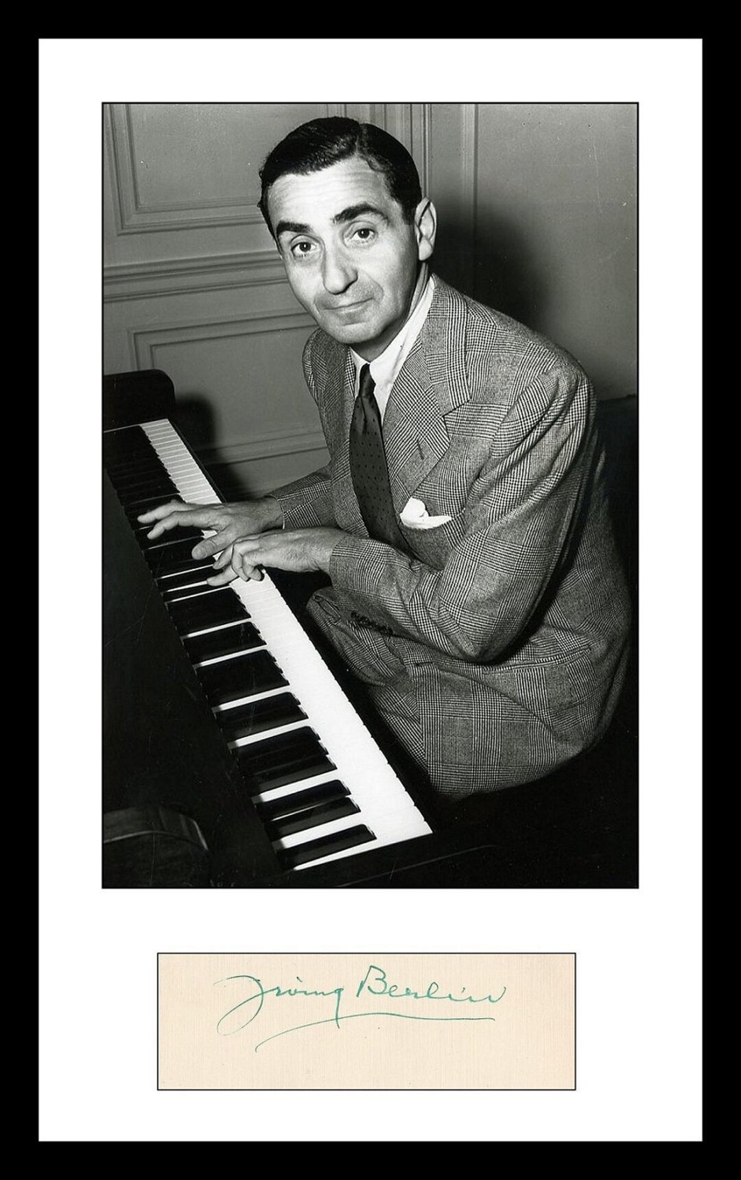 Ultra Rare - Irving Berlin - Music Legend - Authentic Hand Signed ...