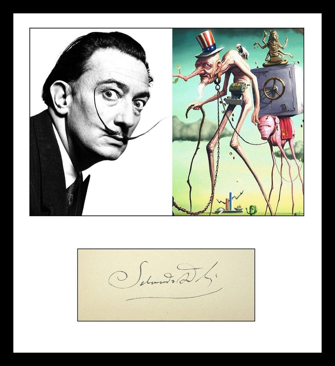 Ultra Rare - Salvador Dali - Surrealist Artist - Original Hand Signed ...