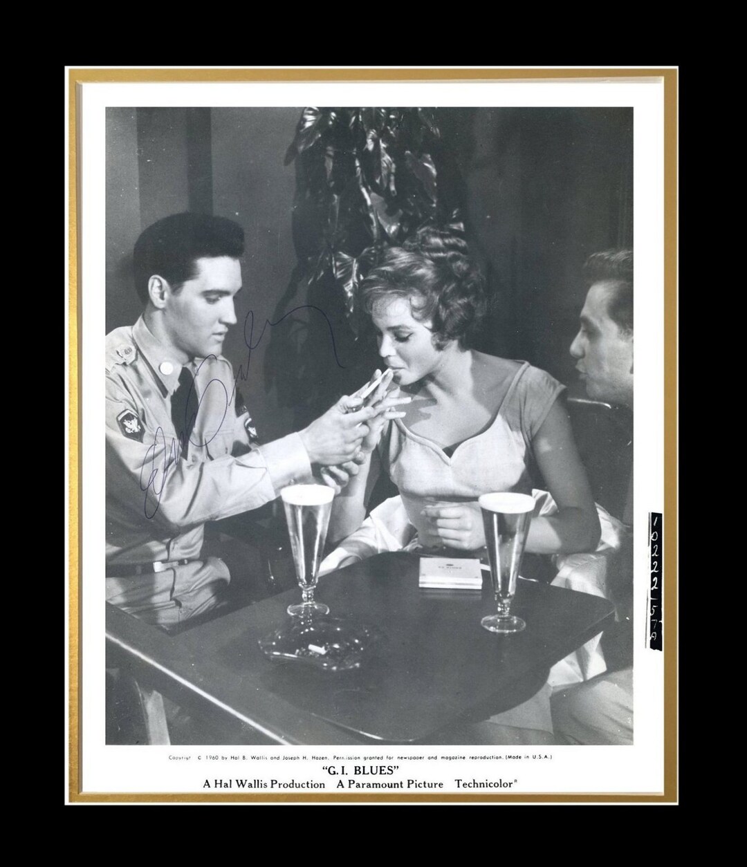 Ultra Rare Elvis Presley Rock N Roll Legend Authentic Hand Signed ...