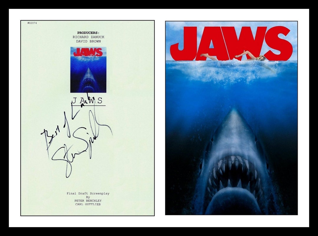 Ultra Cool Steven Spielberg Movie Legend Jaws Authentic Hand Signed Autograph - Etsy