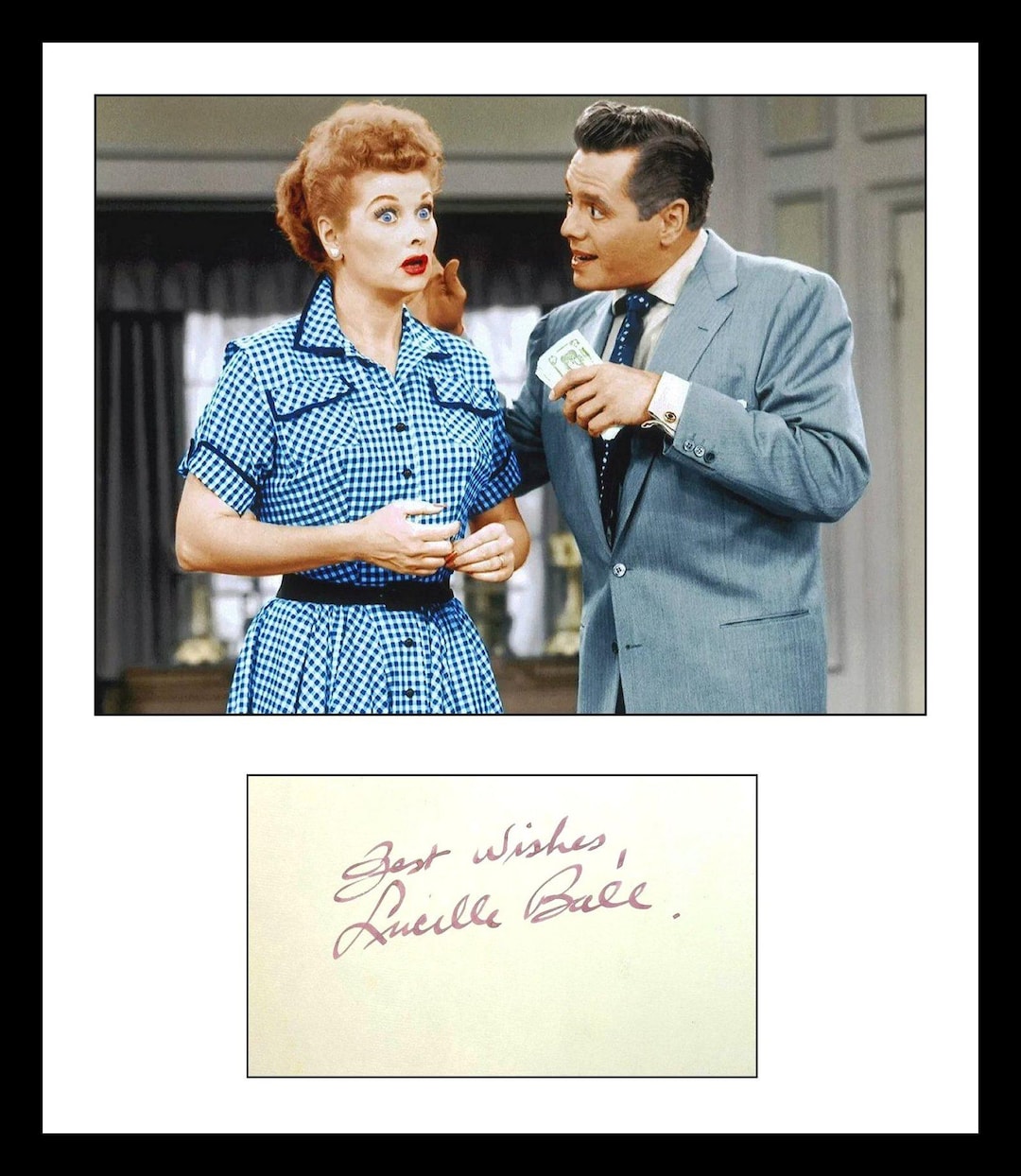 Ultra Rare Lucille Ball I Love Lucy Comedy Legend Authentic Hand Signed ...