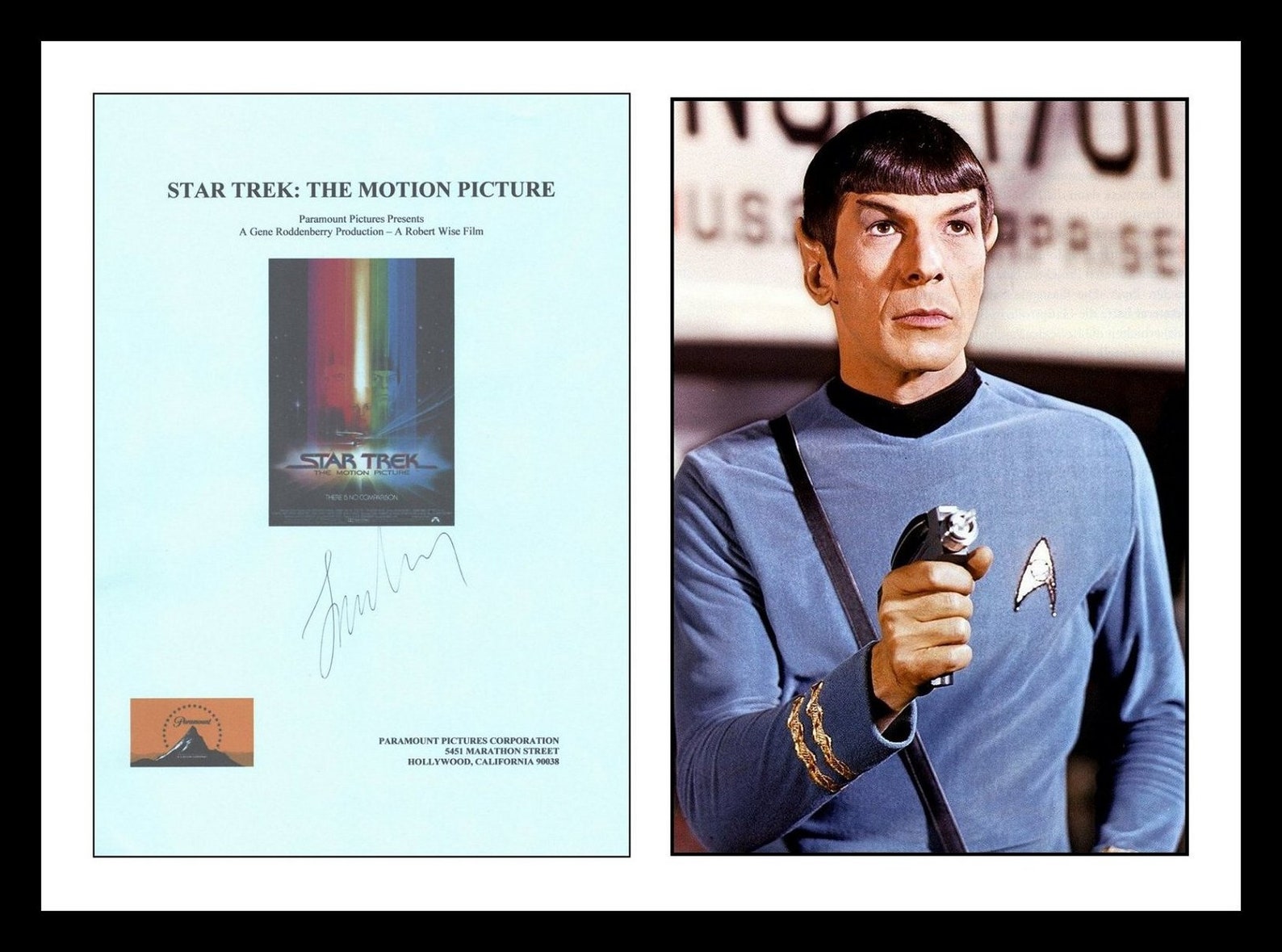 Ultra Rare Star Trek Mr Spock Leonard Nimoy Authentic - Etsy