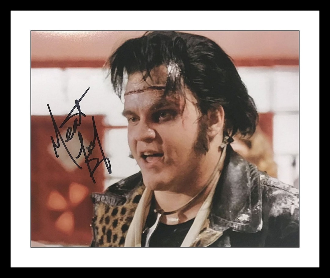 Ultra Rare - Meatloaf - Bat Out of Hell - Rock Legend - Authentic Hand ...