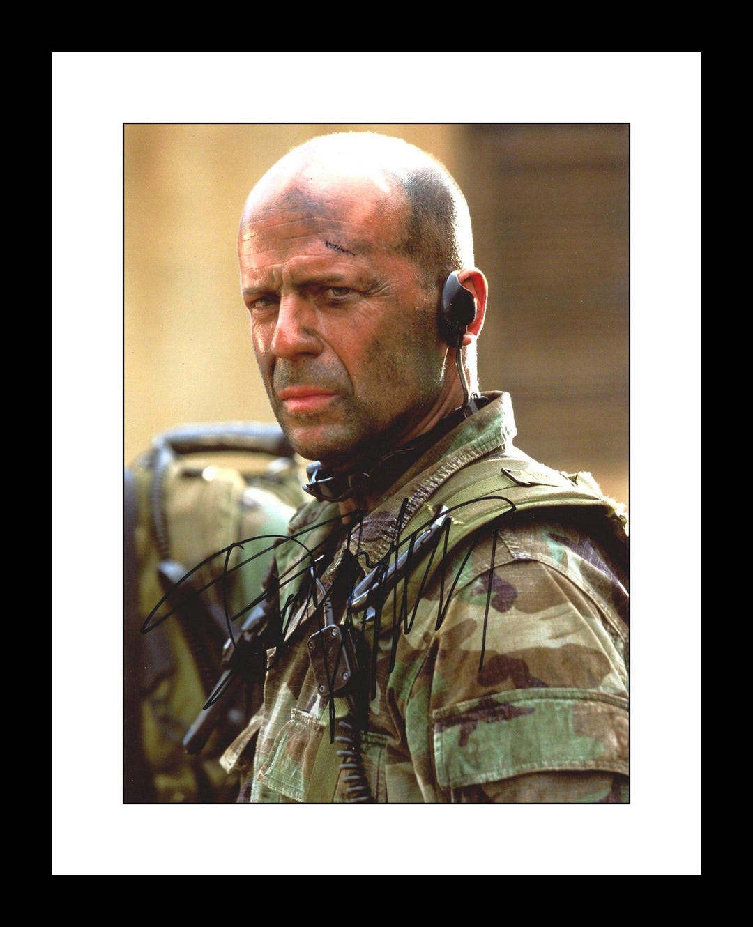 Ultra Rare - Bruce Willis - Movie Legend - Authentic Hand Signed ...