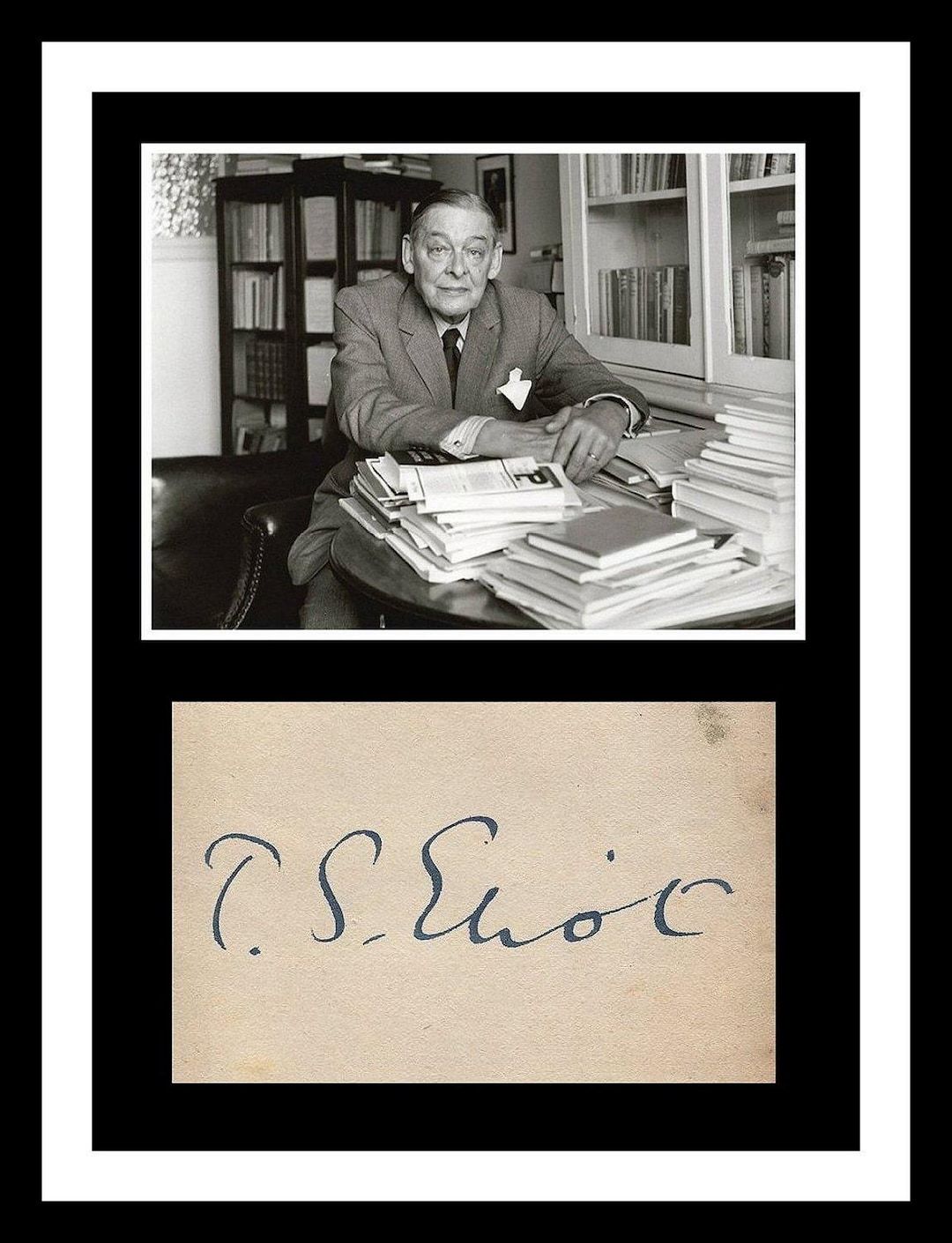 Ultra Rare - T.S. Eliot - Nobel Prize Winner - Legendary Author ...