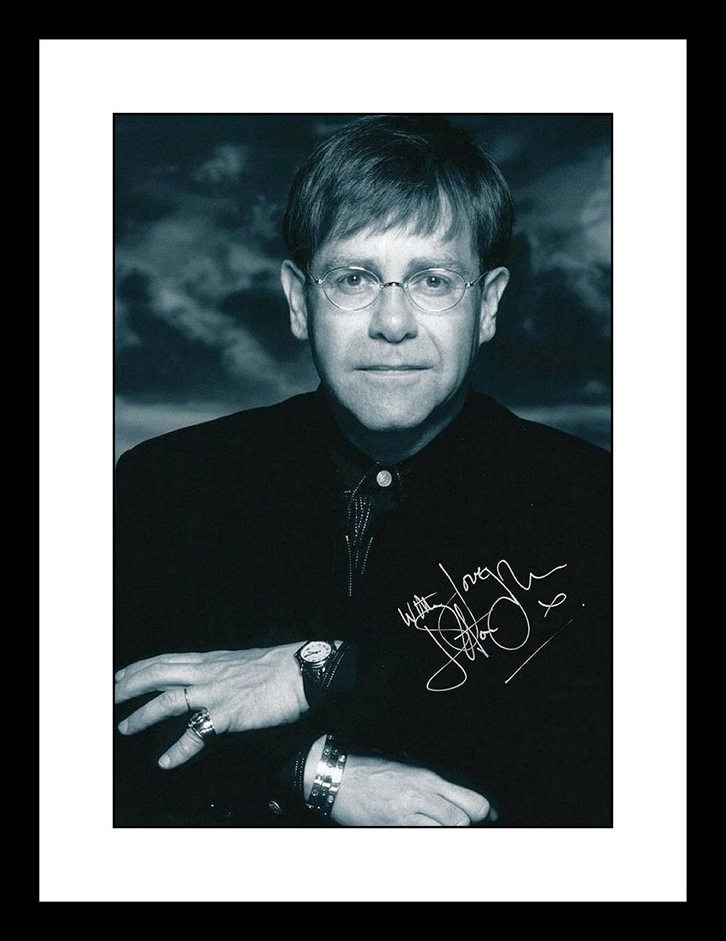 Ultra Cool Elton John Rock Legend Authentic Hand Signed Autograph - Etsy
