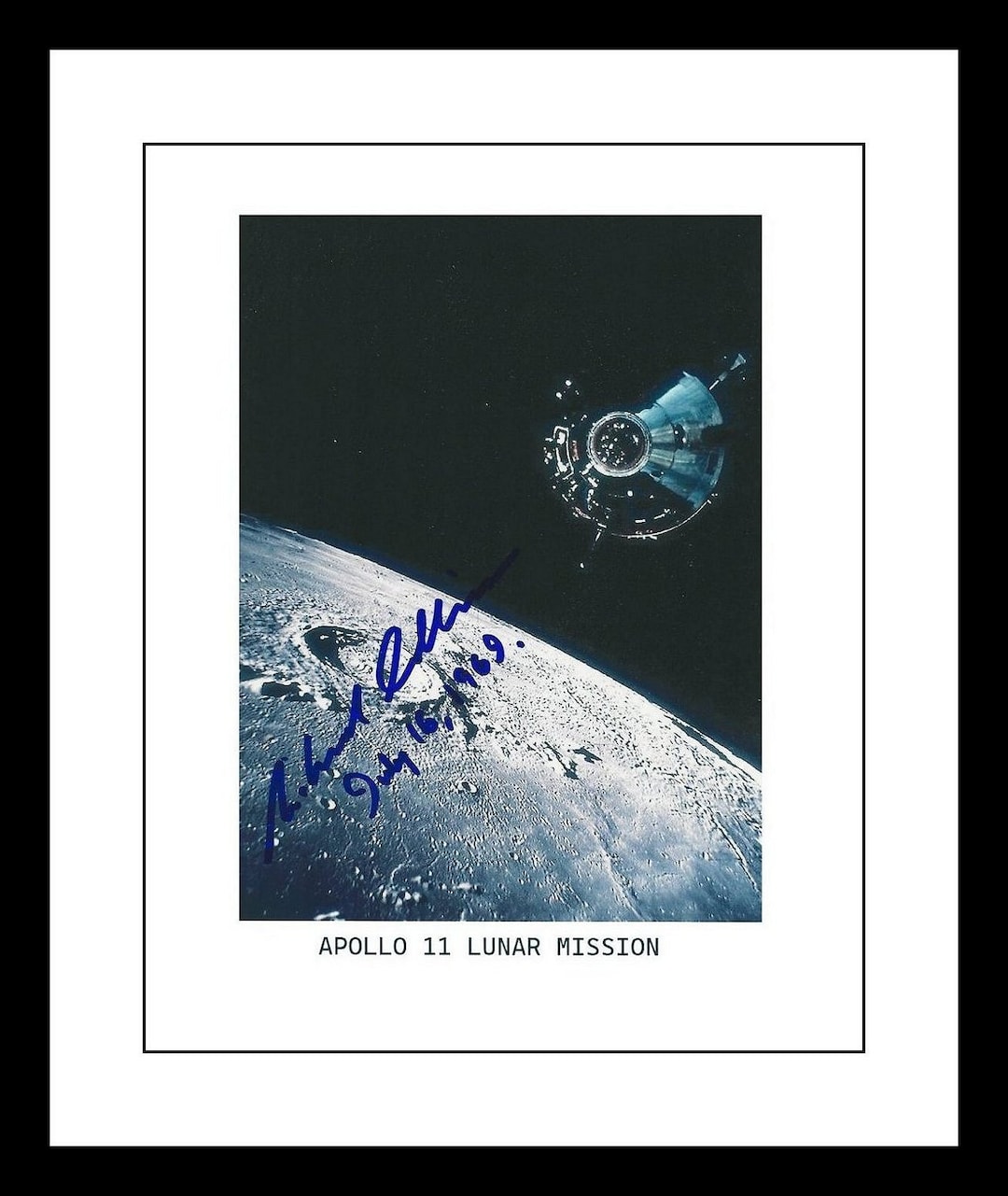 Ultra Rare Apollo 11 Michael Collins Authentic Hand Signed Autograph - Etsy