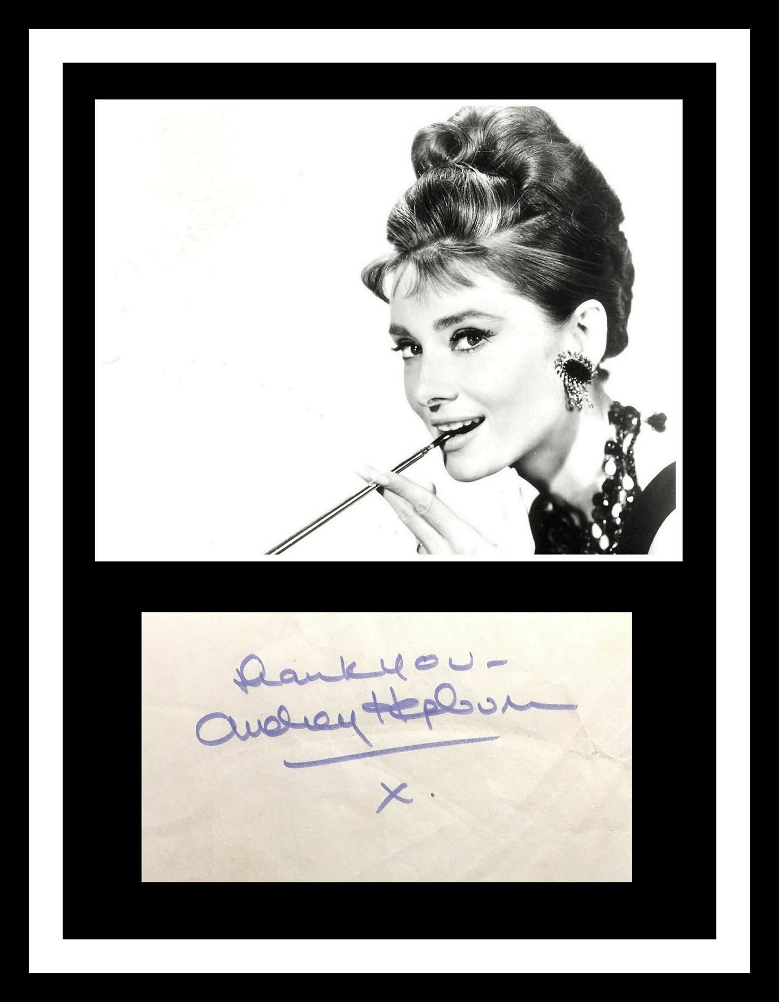 Audrey Hepburn Autograph Authentic