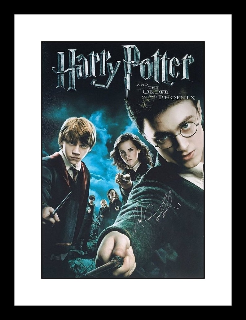 Ultra Rare Harry Potter Daniel Radcliffe Authentic Hand Signed ...