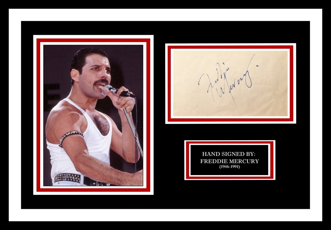 Ultra Rare Queen Freddie Mercury Rock Legend Authentic - Etsy